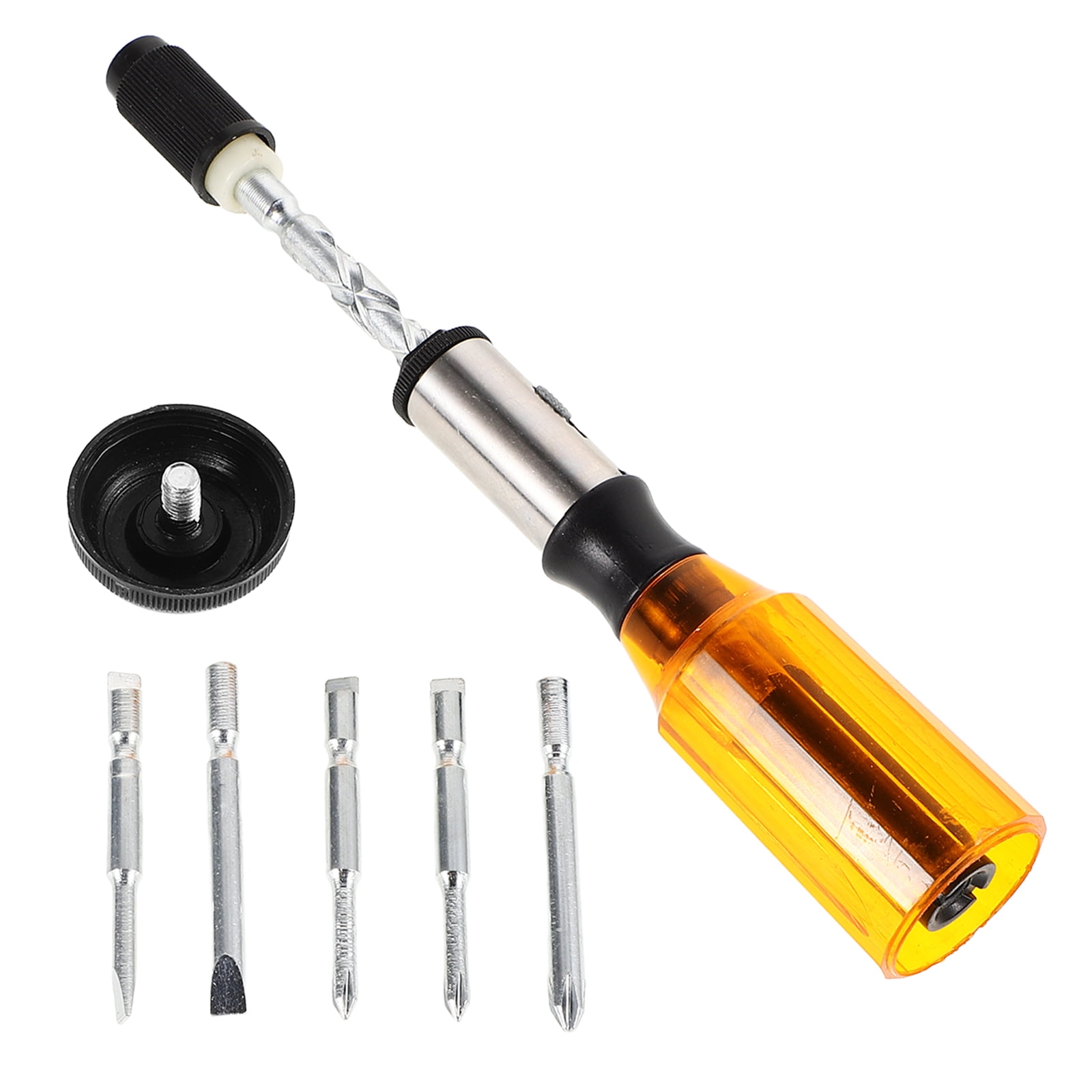DINHEAROM Push Pull Spiral Screwdriver Carbon Steel 1Set 8.84X1.26X1 ...