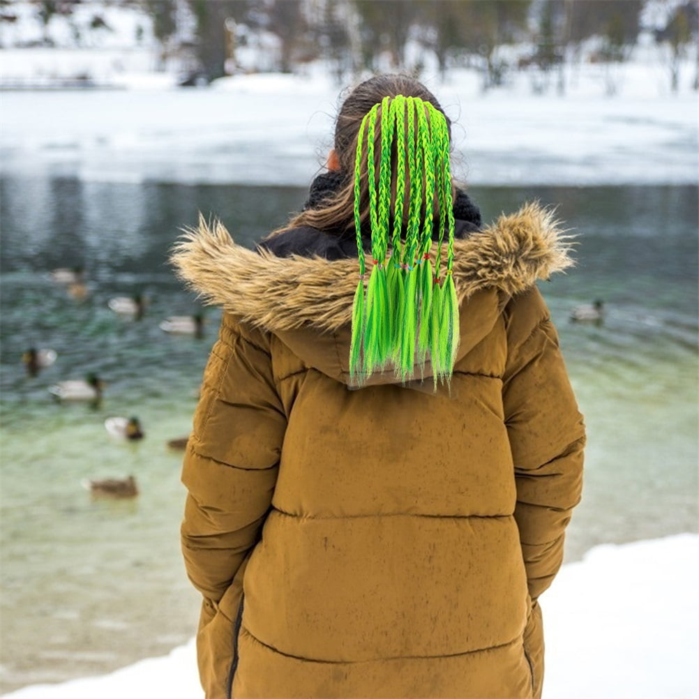 MLINS Fake Braid Wig Decor Thick Wigs and Hair Accessories Kids Women's ...