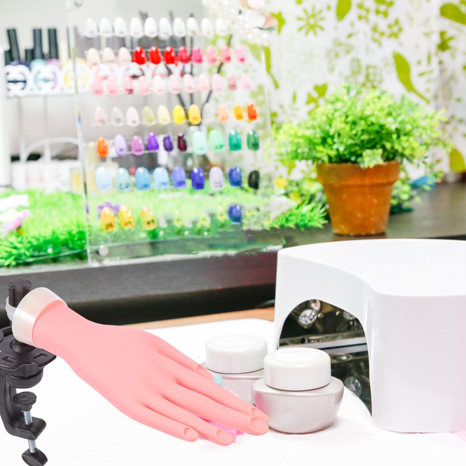 MLINS Fake Hand for Nail Art Practice Beginner-friendly Tool - Walmart.com