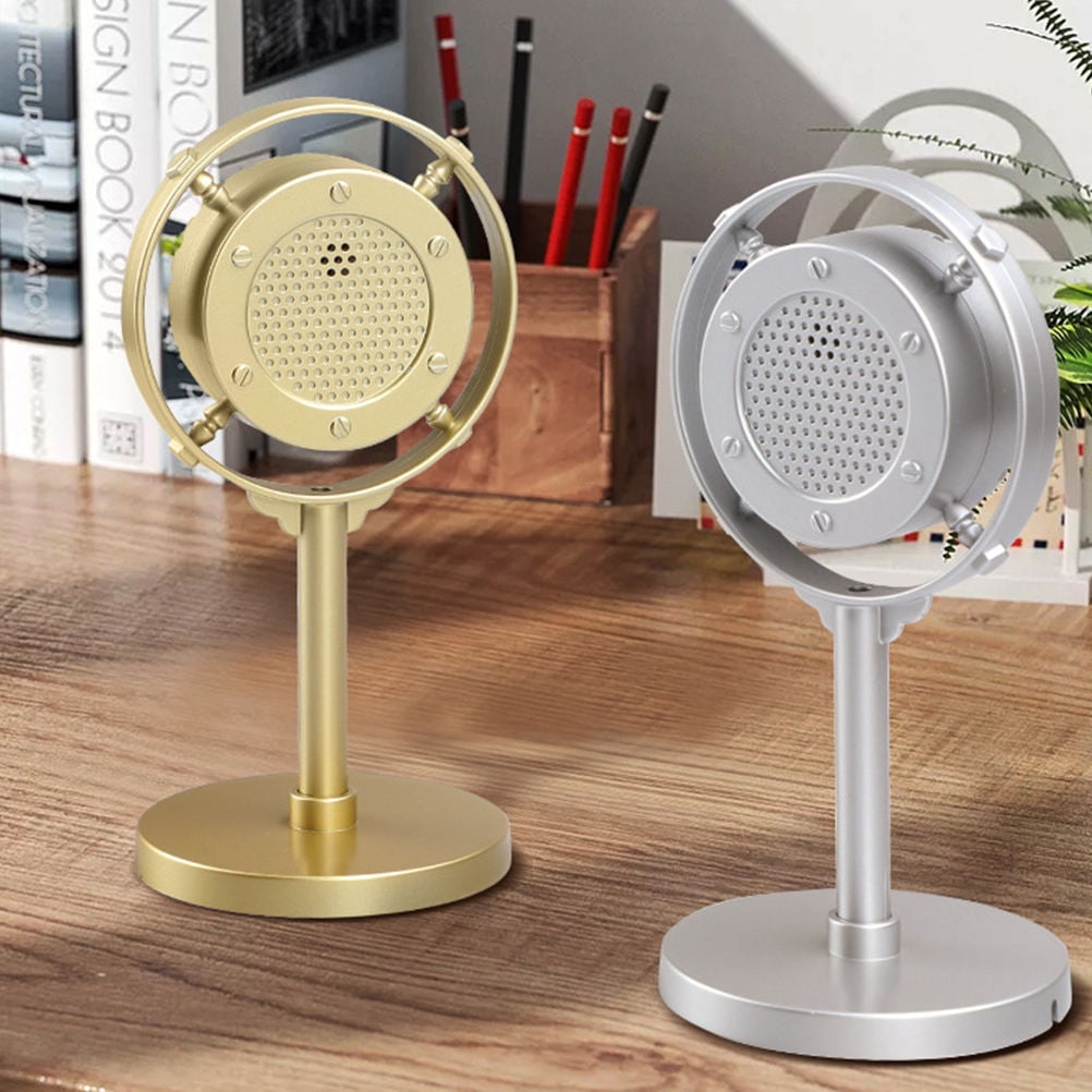 MLINS Fake Microphone Prop Plastic Fake Microphone Prop Retro Mic Prop ...