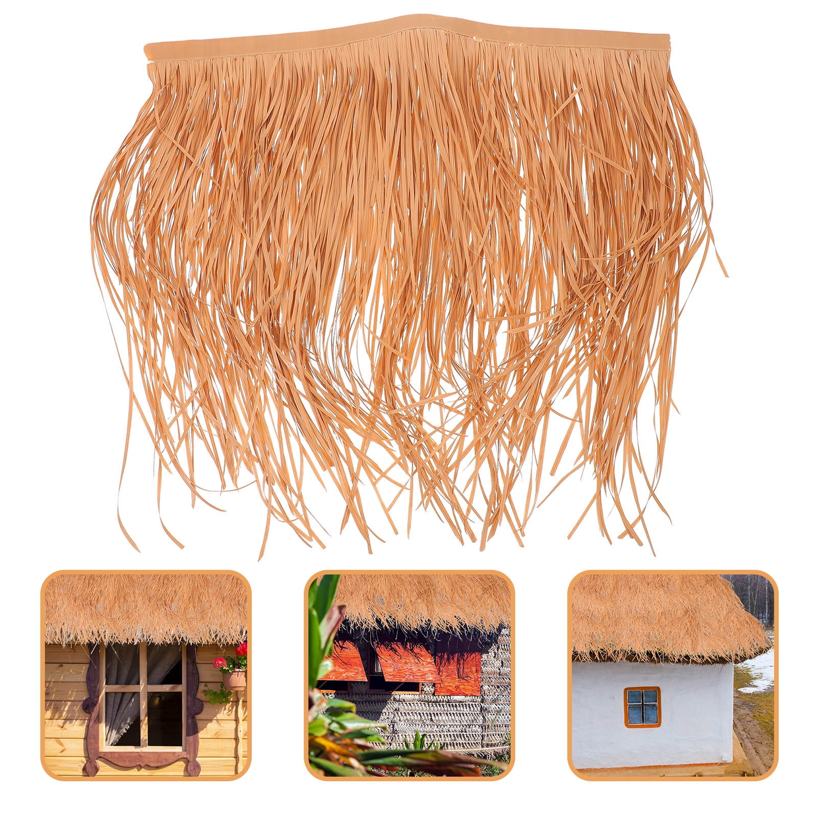 MLINS Fake Straw Roof Thatch Simulated Thatch Straw Roof Thatch Garden ...