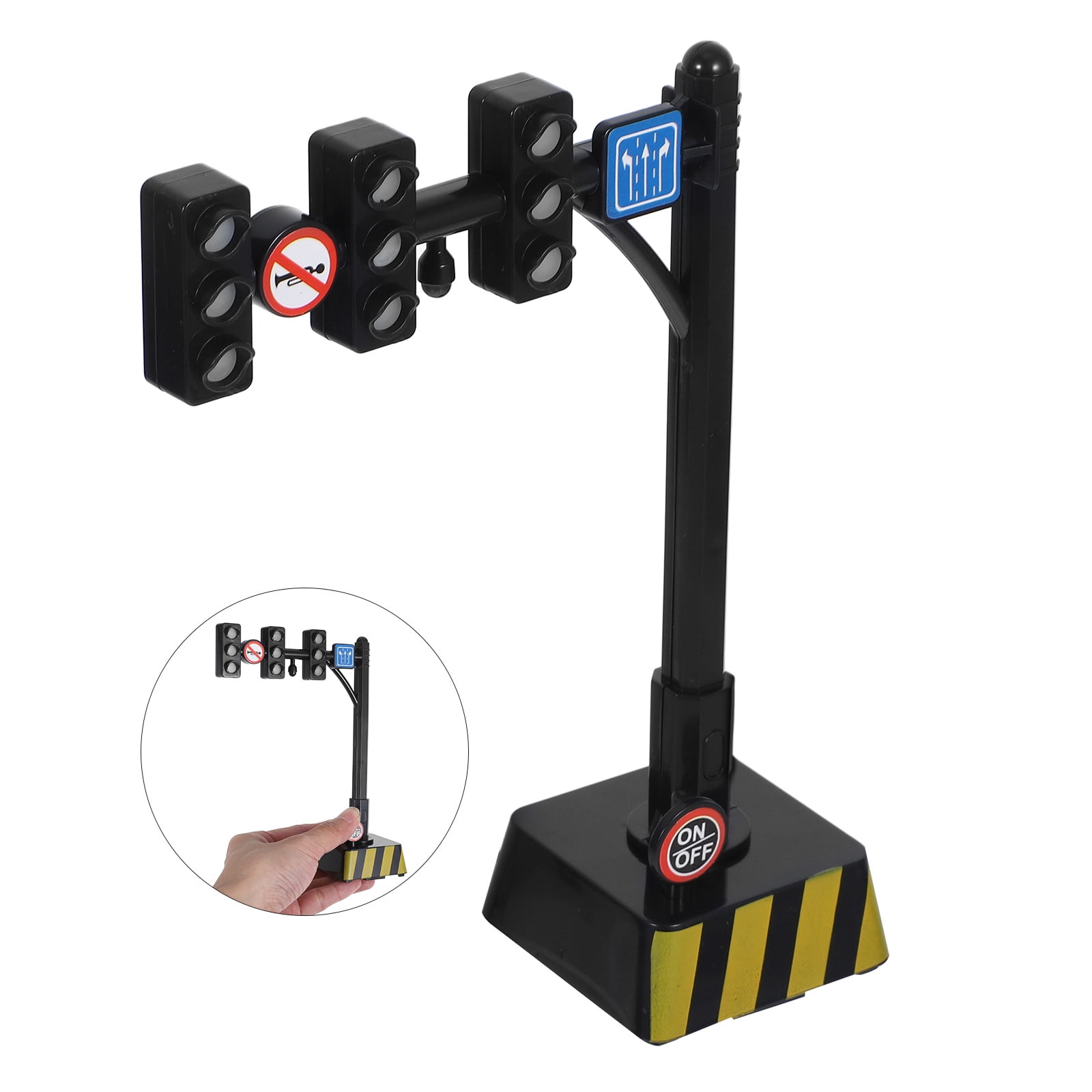 MLINS Fake Traffic Light Interactive Toy Miniature House Decor Toy ...