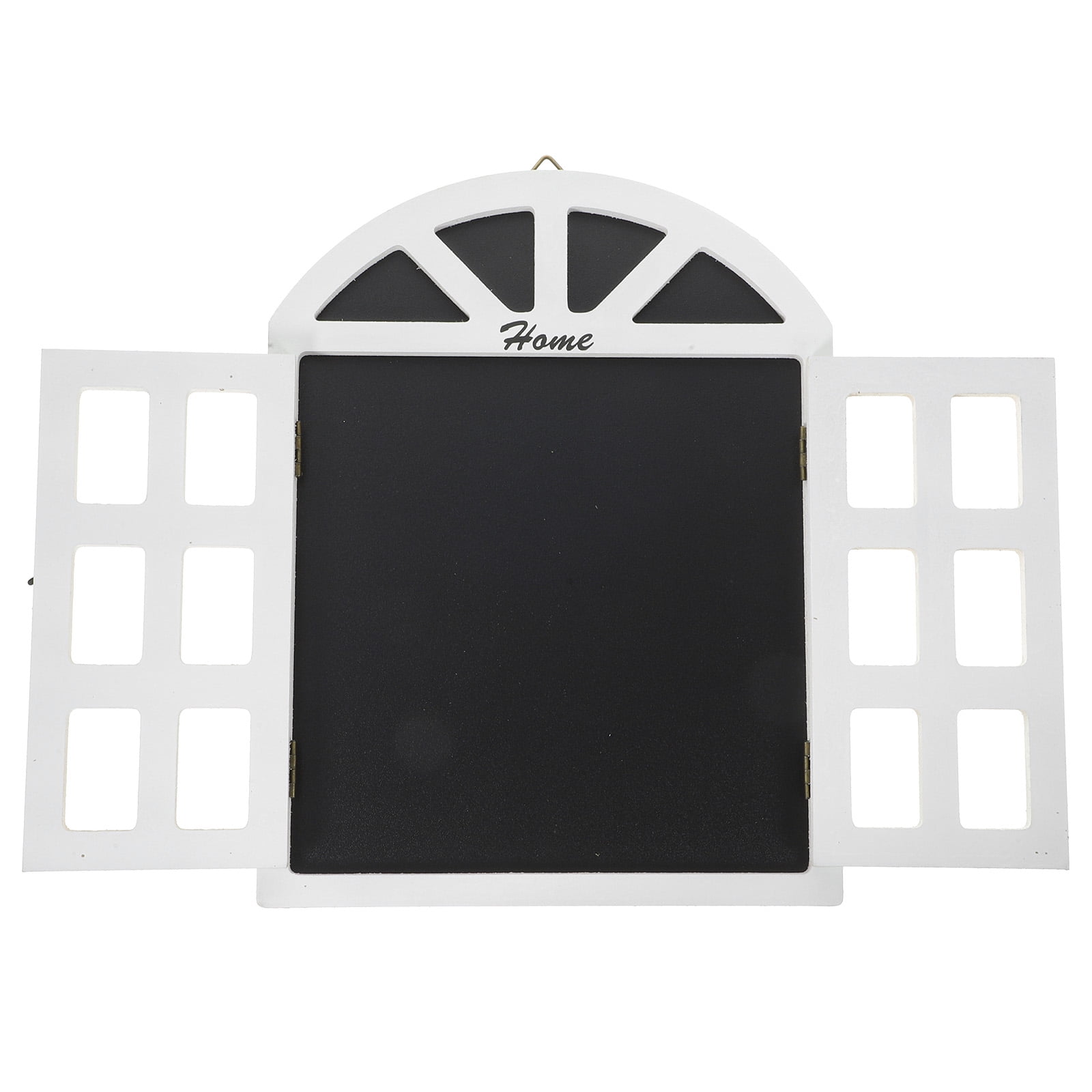 MLINS Fake Window Chalkboard Hanging Wooden Window Design Chalkboard ...