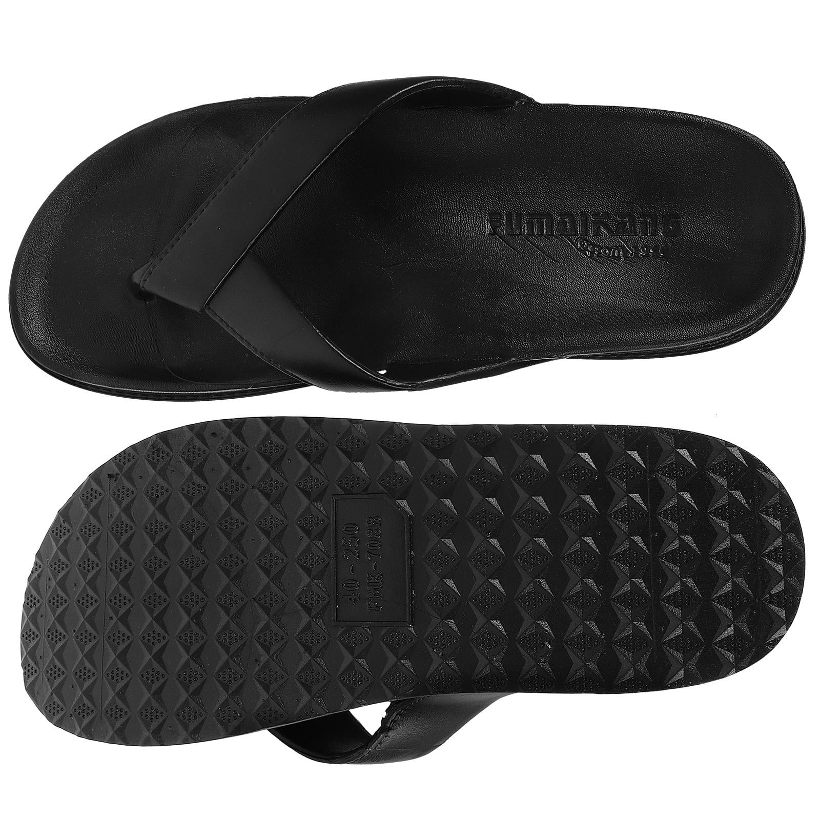 MLINS Fashion Slipper Outdoor Bunion Pool Slippers Miss Man Black ...