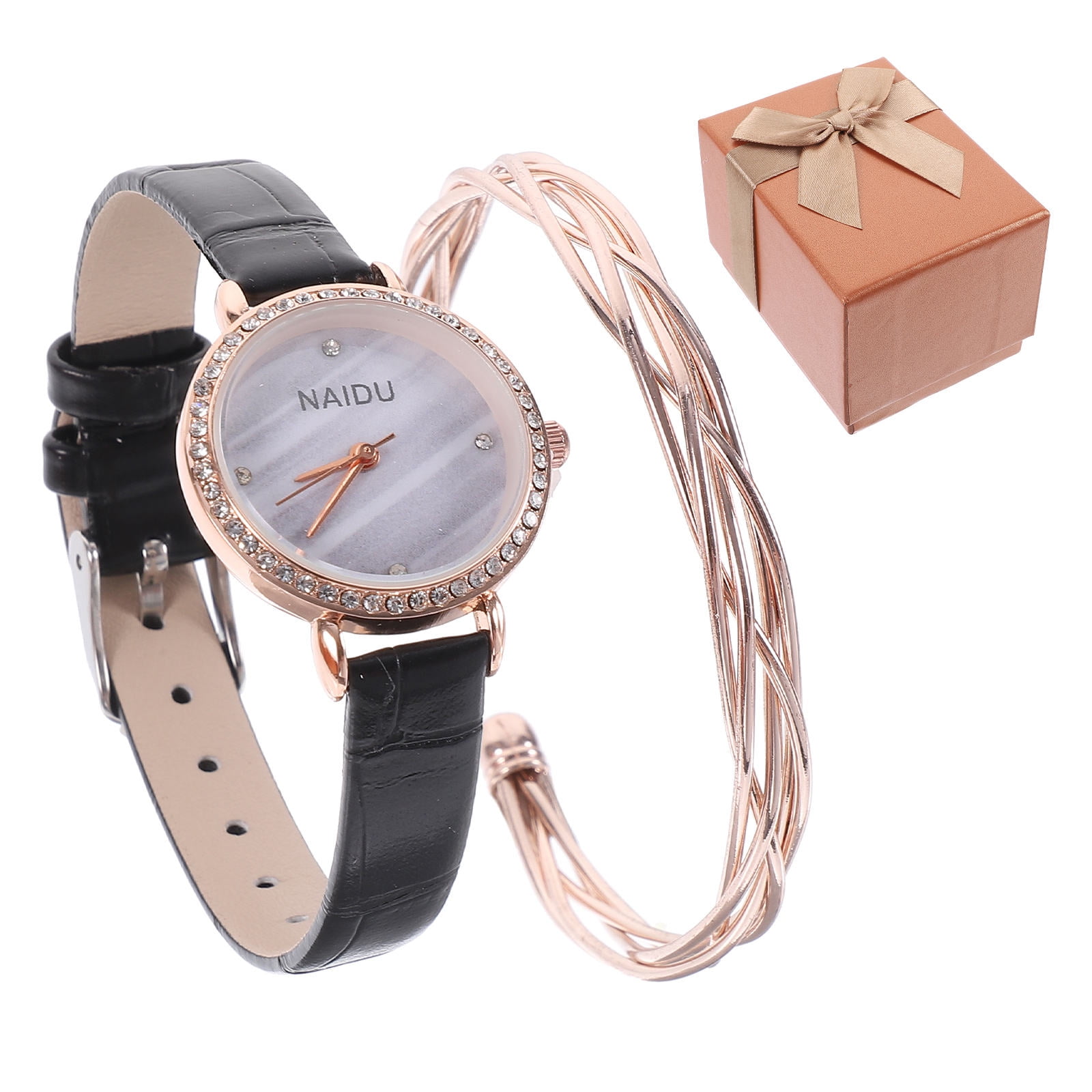 MLINS Female Ladies Watch Gift Set Movement - Walmart.com