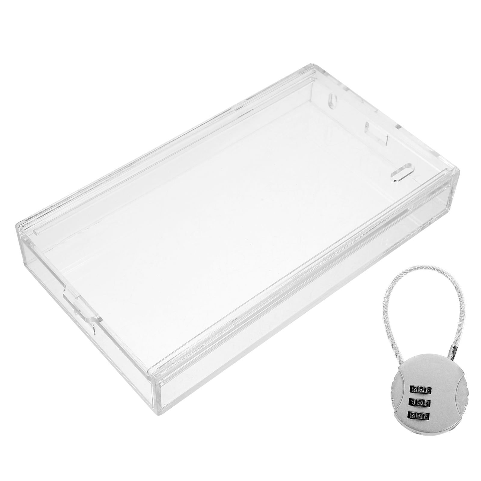 FOMIYES Phone Lock Box Transparent 1Pcs 7.5x4.1x1.2In - Walmart.com