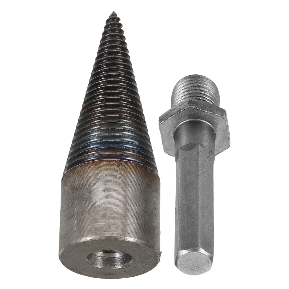 MLINS Fire Wood Splitter 42mm Firewood Drill Bit Splitter Heavy Duty ...