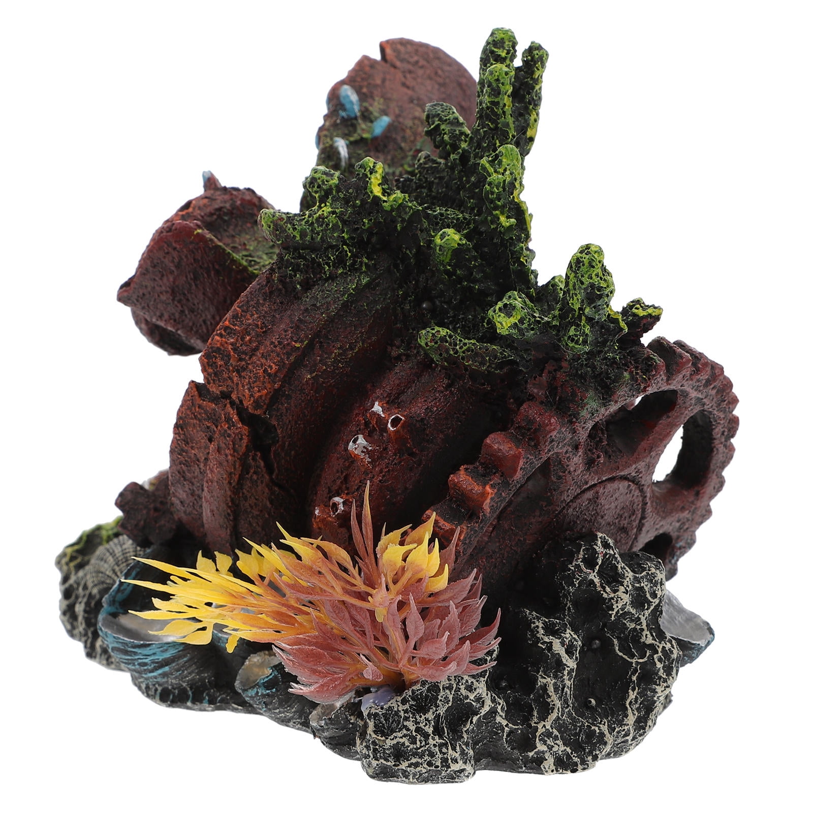 MLINS Fish Tank Landscaping Aquarium Sculpture Realistic Decoration ...