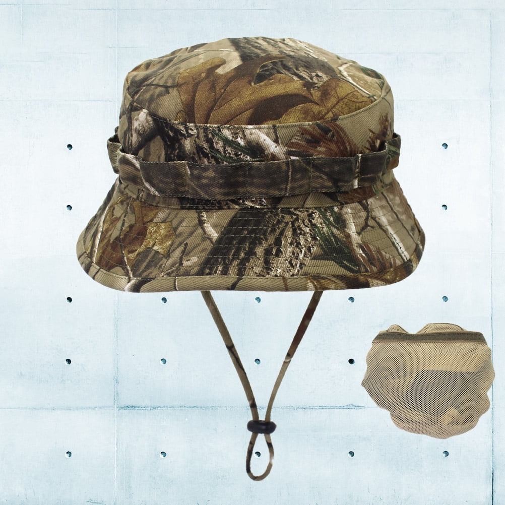 MLINS Fishing Cap Camouflage Bucket Hat Tear-proof Man Miss - Walmart.com