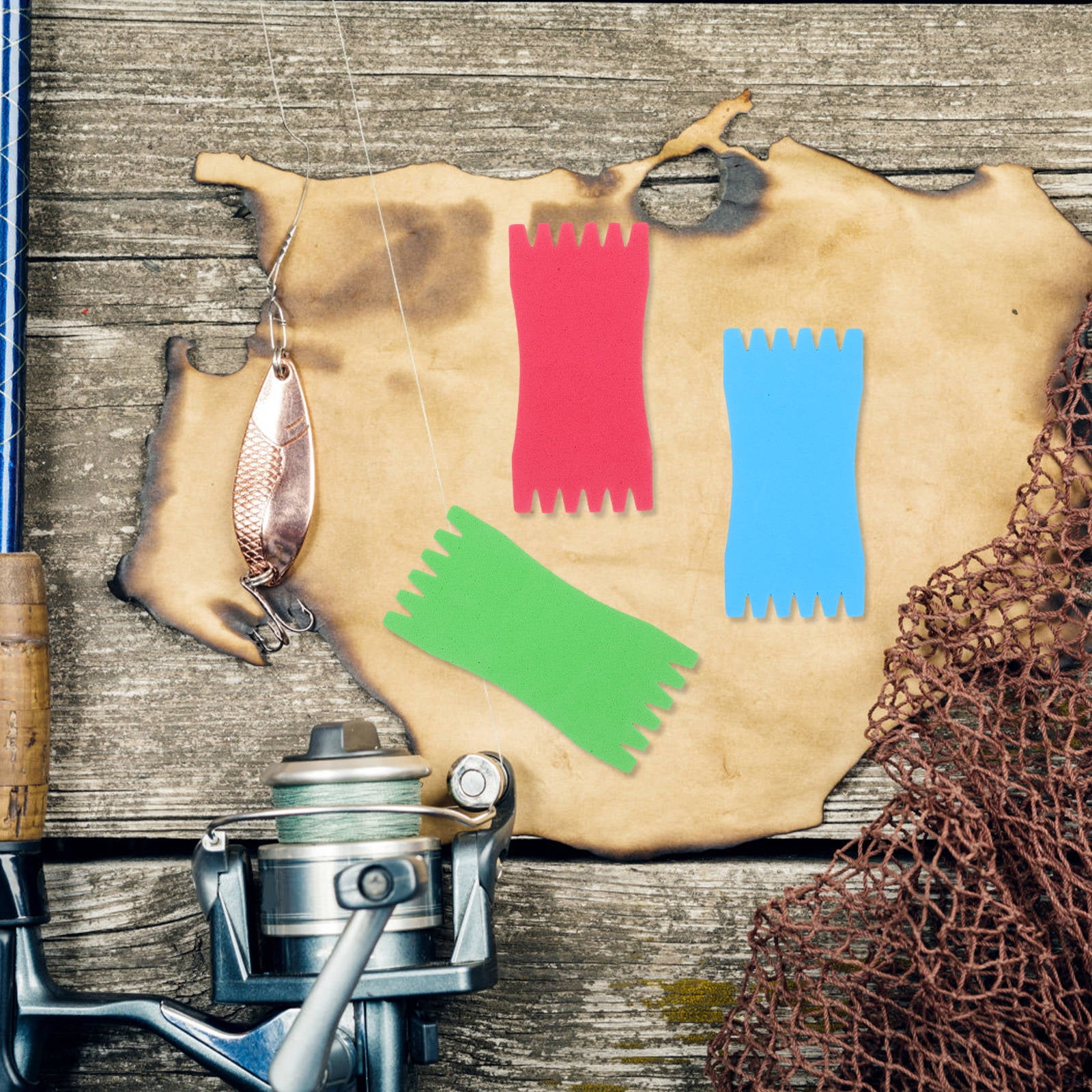 MLINS Fishing Line Spools with EVA Foam for Tidy Up Assorted Color ...