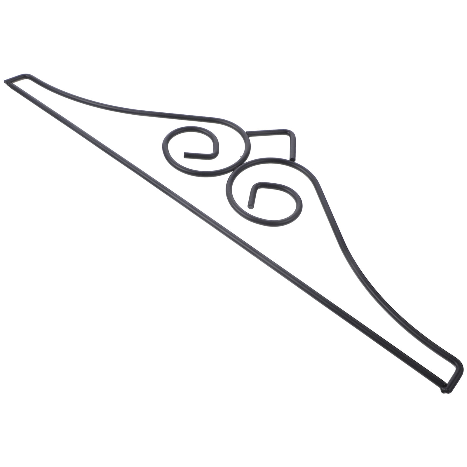 MLINS Flag Post Accessories Garden Pole Stand Flags for Banner Black ...