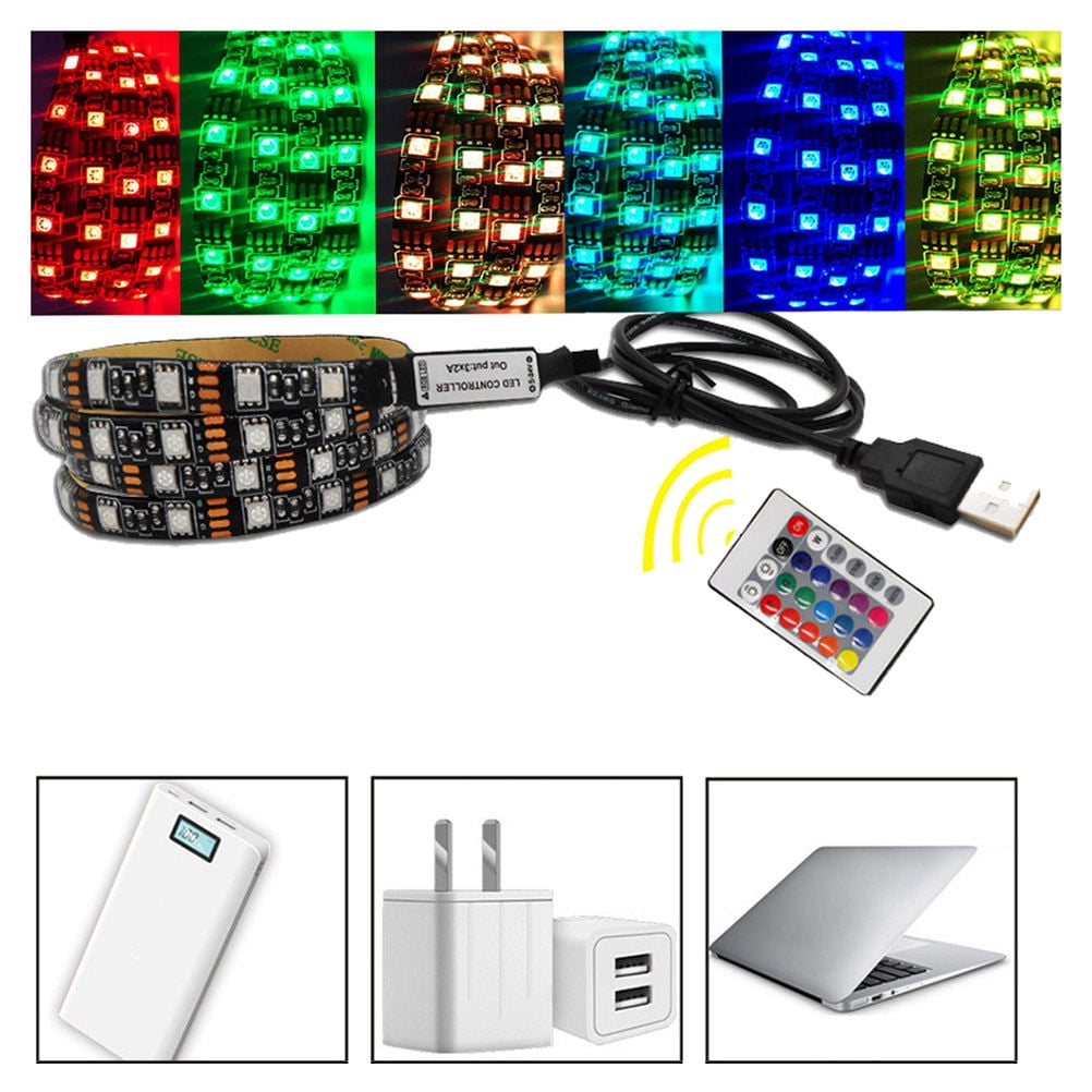 MLINS Flexible LED Tape Lights Safe Working Voltage Strip - Walmart.com