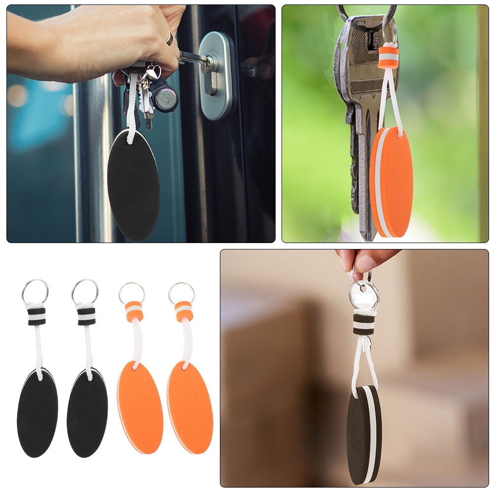 MLINS Floating Keychain Boat Keychain Float Buoy Key Ring Floating Foam ...
