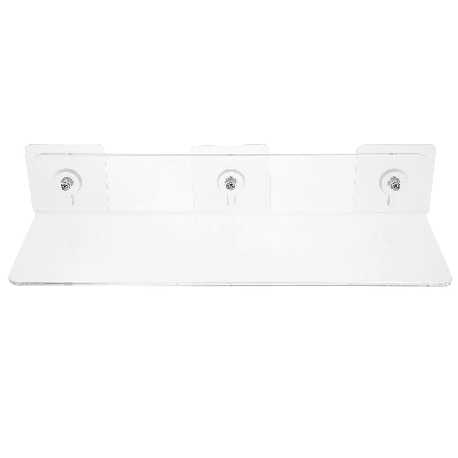 MLINS Floating Shelf Wall Mount Acrylic Shelf Bathroom Storage Rack ...