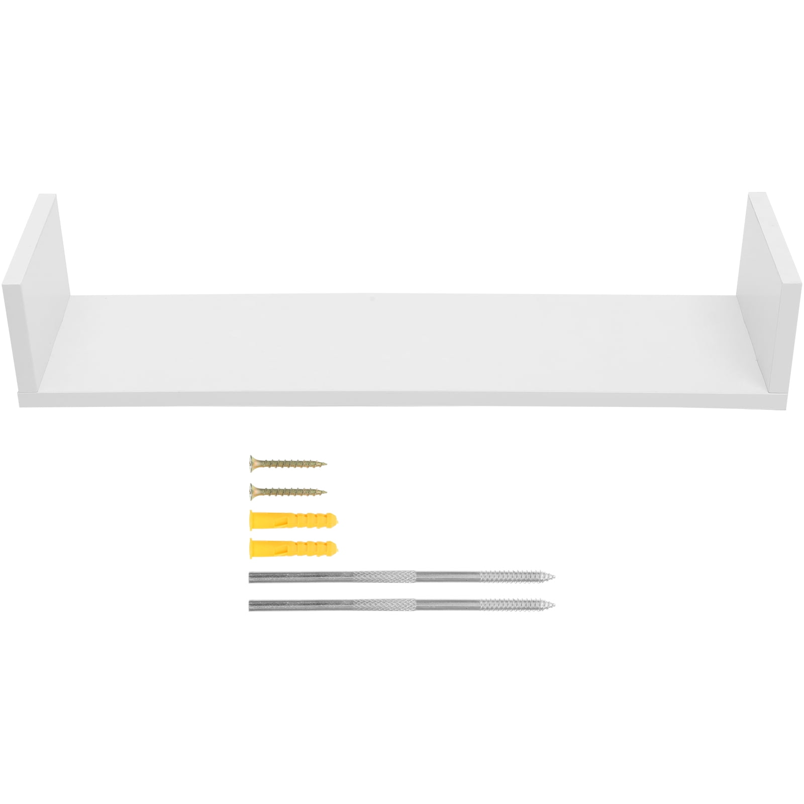 MLINS Floating Wall Shelf Rustic Wood Shelf Wall-mounted Wall Shelf ...