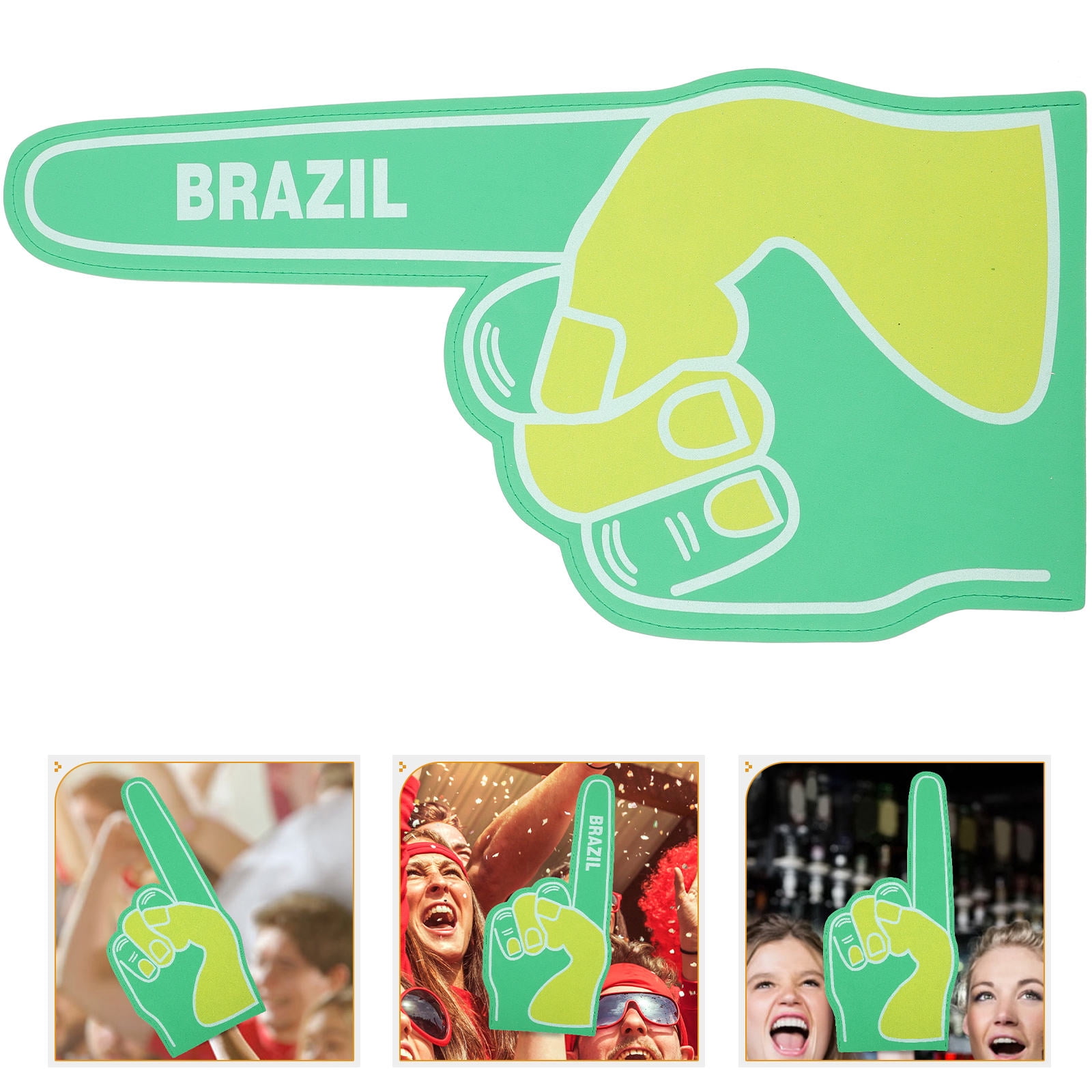 MLINS Foam Finger Giant Hand Football Match Accessory Miss - Walmart.com