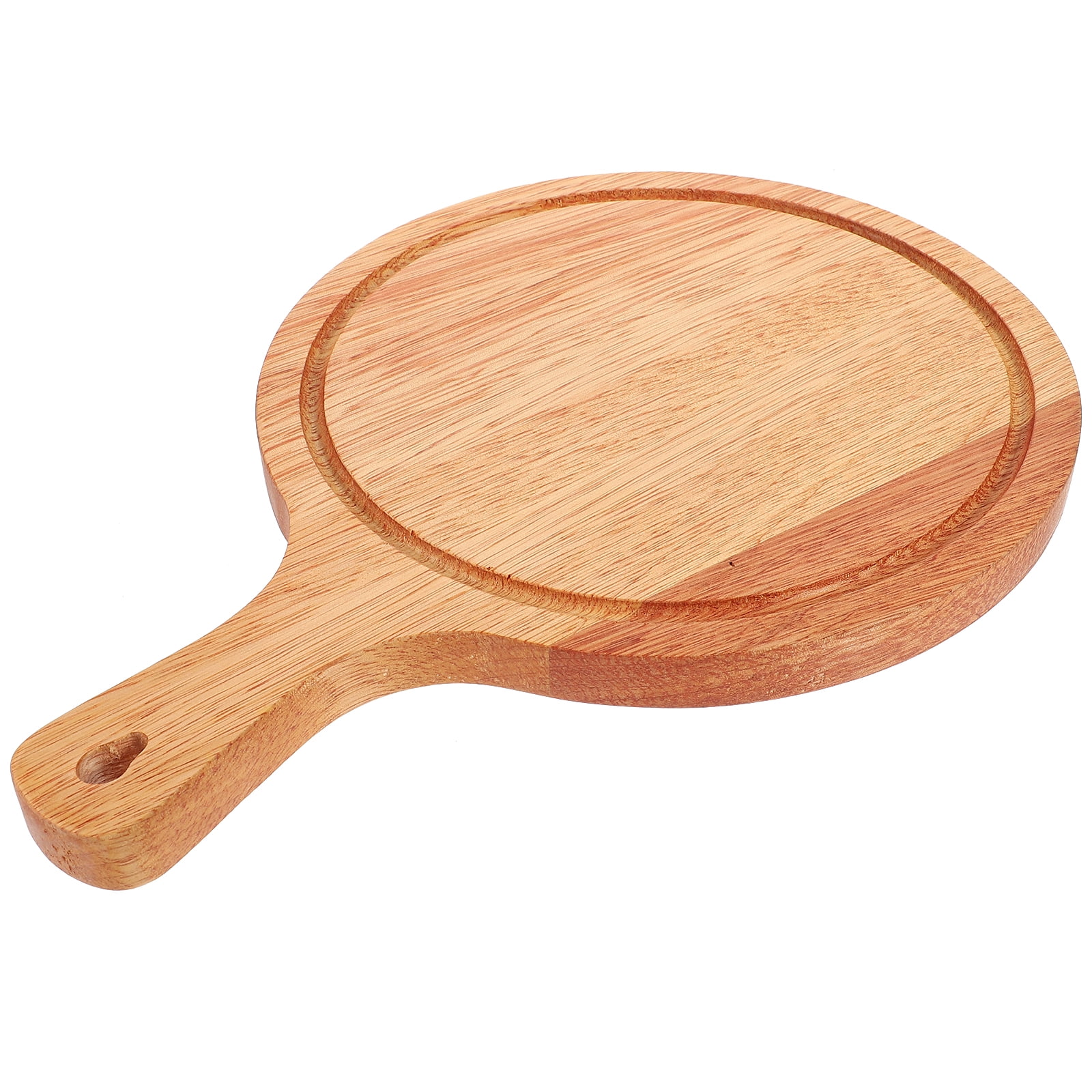 MLINS Food Steak Tray Wood Serving Plate White Pizza Boards for Trays ...