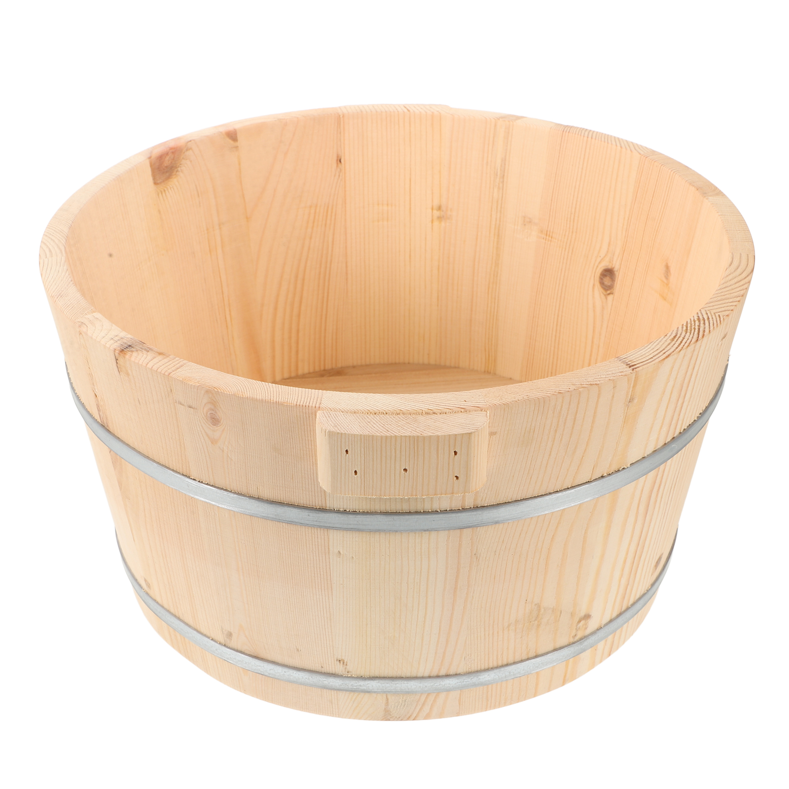 MLINS Foot Bath Bucket Wood Basin Foot Washing Bucket Household Foot ...
