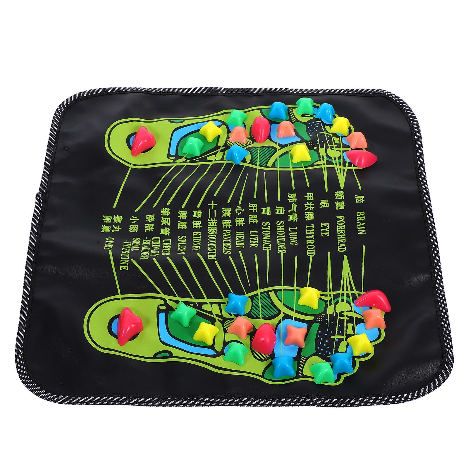MLINS Foot Massager Device Rock Massagers Roller Mother Fitness Black ...