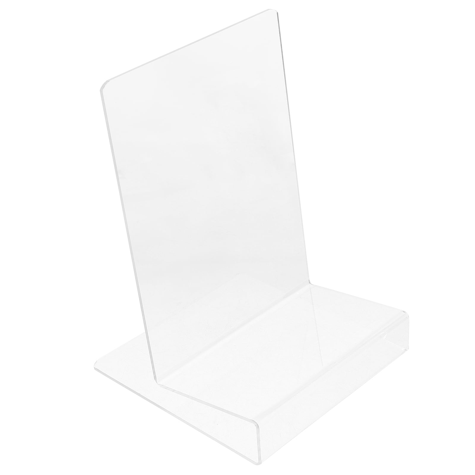 MLINS Freestanding Book Rack Stands Transparent Bookshelf - Walmart.com