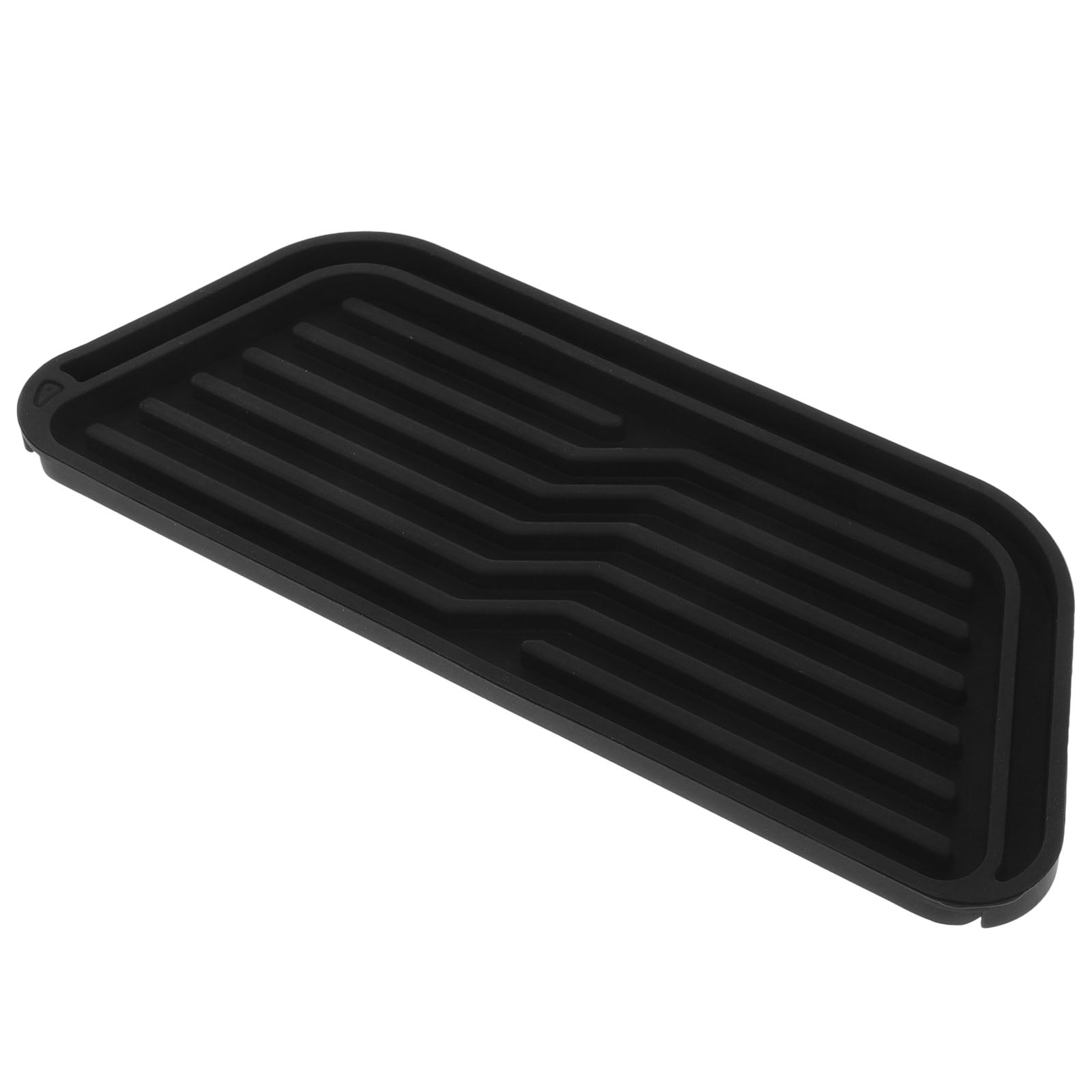 MLINS Fridge Water Dispenser Drip Tray Silicone Catcher for Drink Black ...