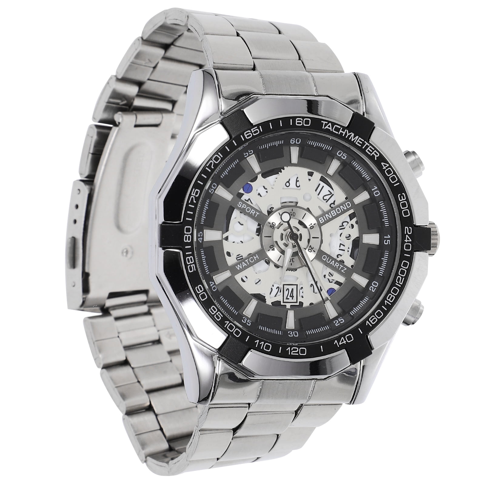 MLINS Full-automatic Watch Metal Wrist Finger Spinners Log Miss Man ...