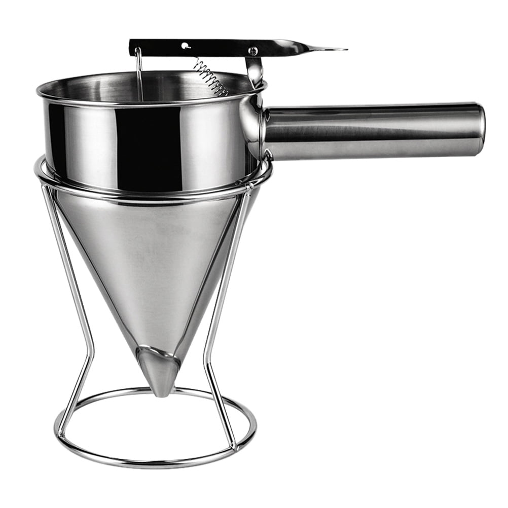 MLINS Funnel Dispenser with Stand Butter Gadget Machine Silver ...