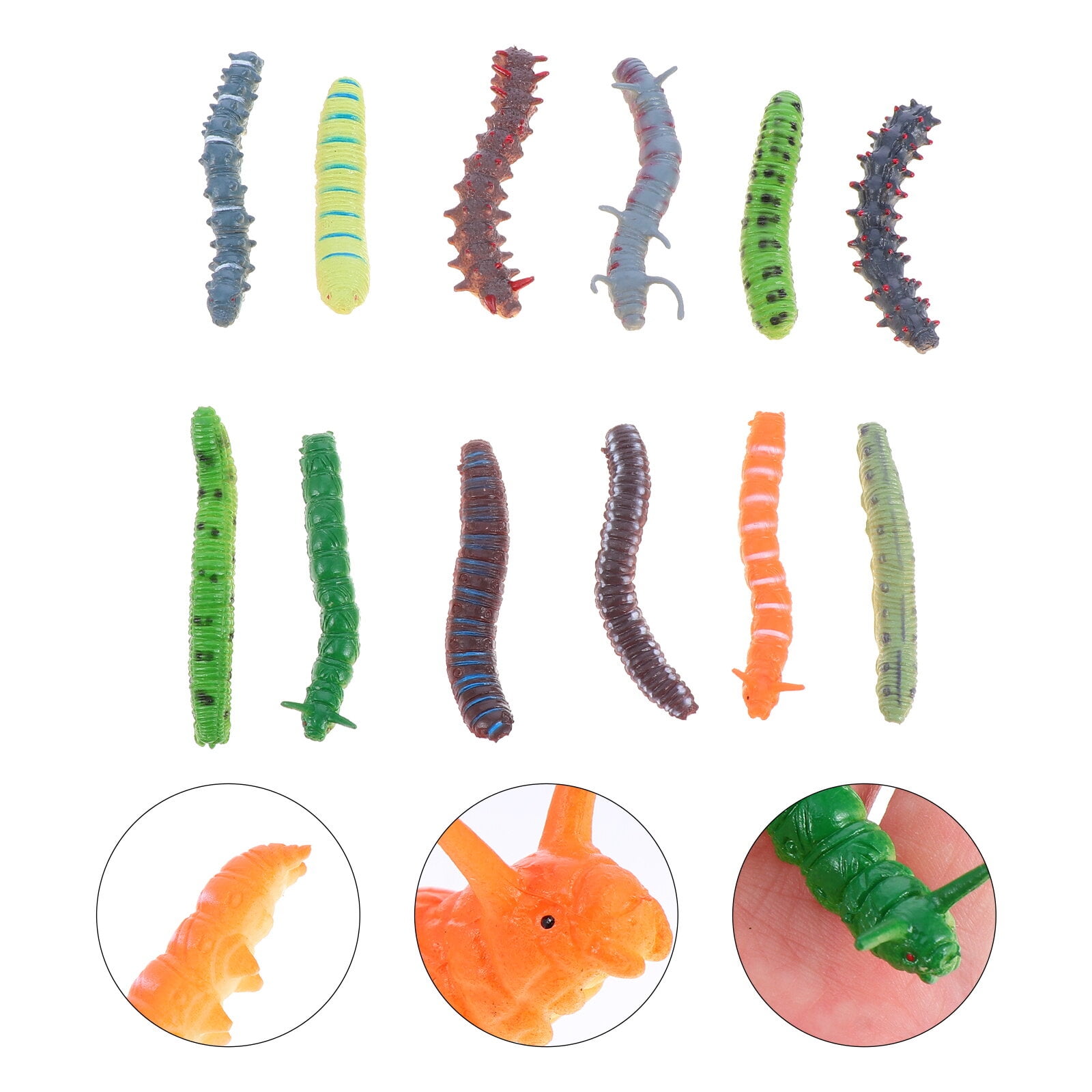 MLINS Funny Prank Toys Realistic Caterpillar Figurine for from Premium ...