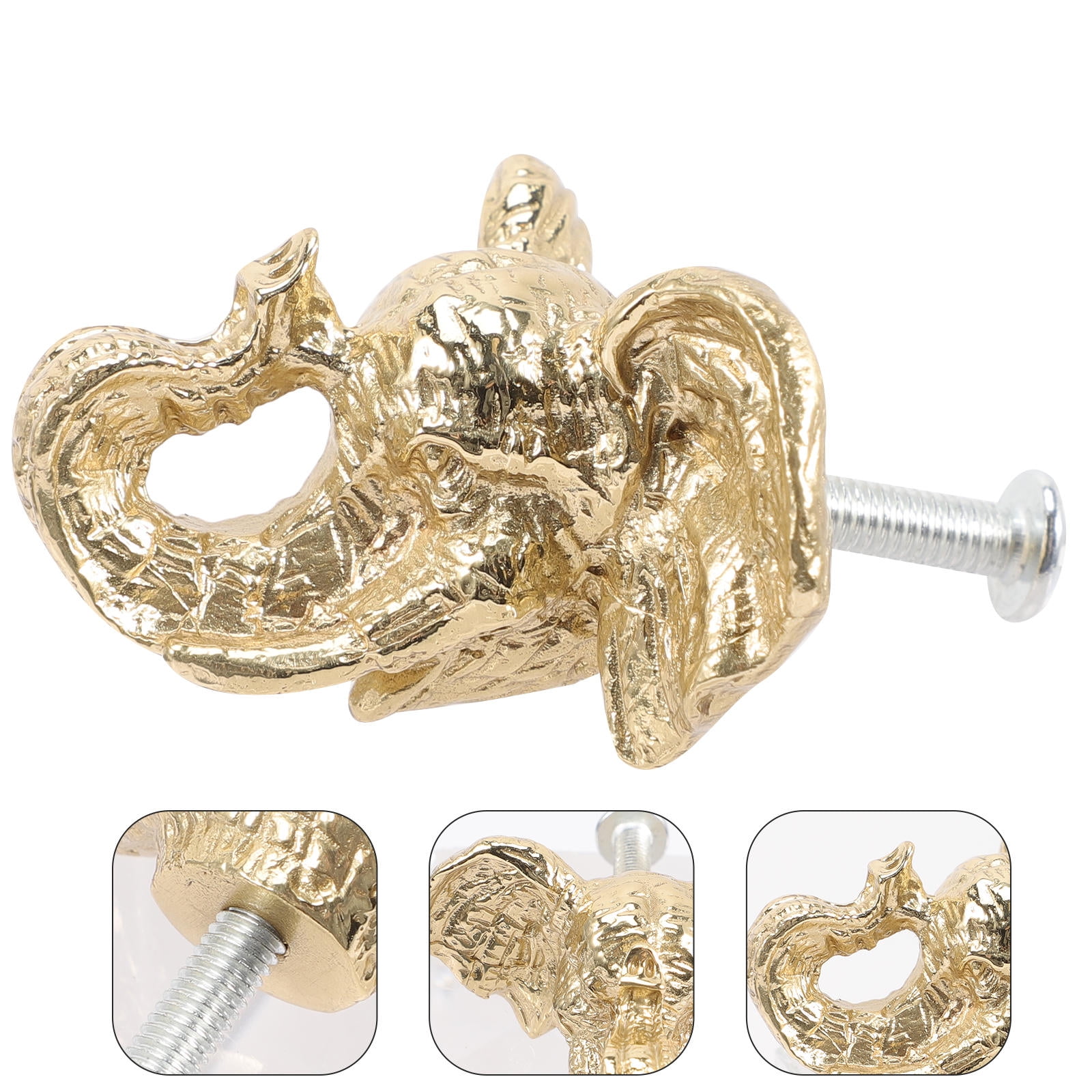 MLINS Furniture Pull Handle Cabinet Pulling Knob for Cabinets Golden ...