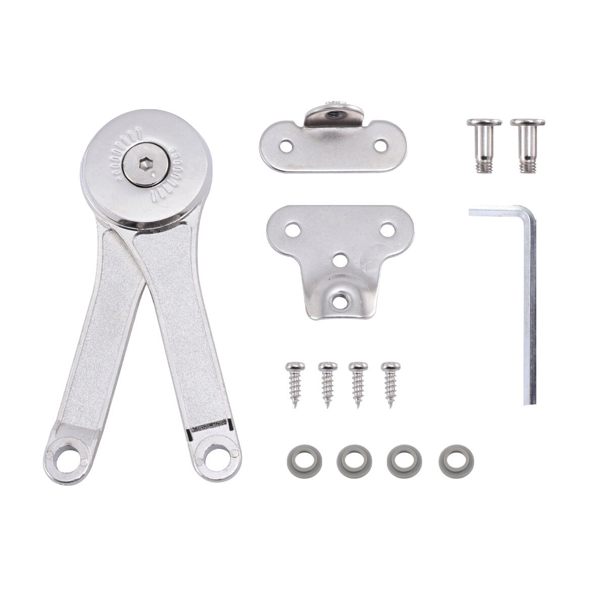 MLINS Furniture Rotatable Folding Lid Support Hinge Soft-Down Stay ...