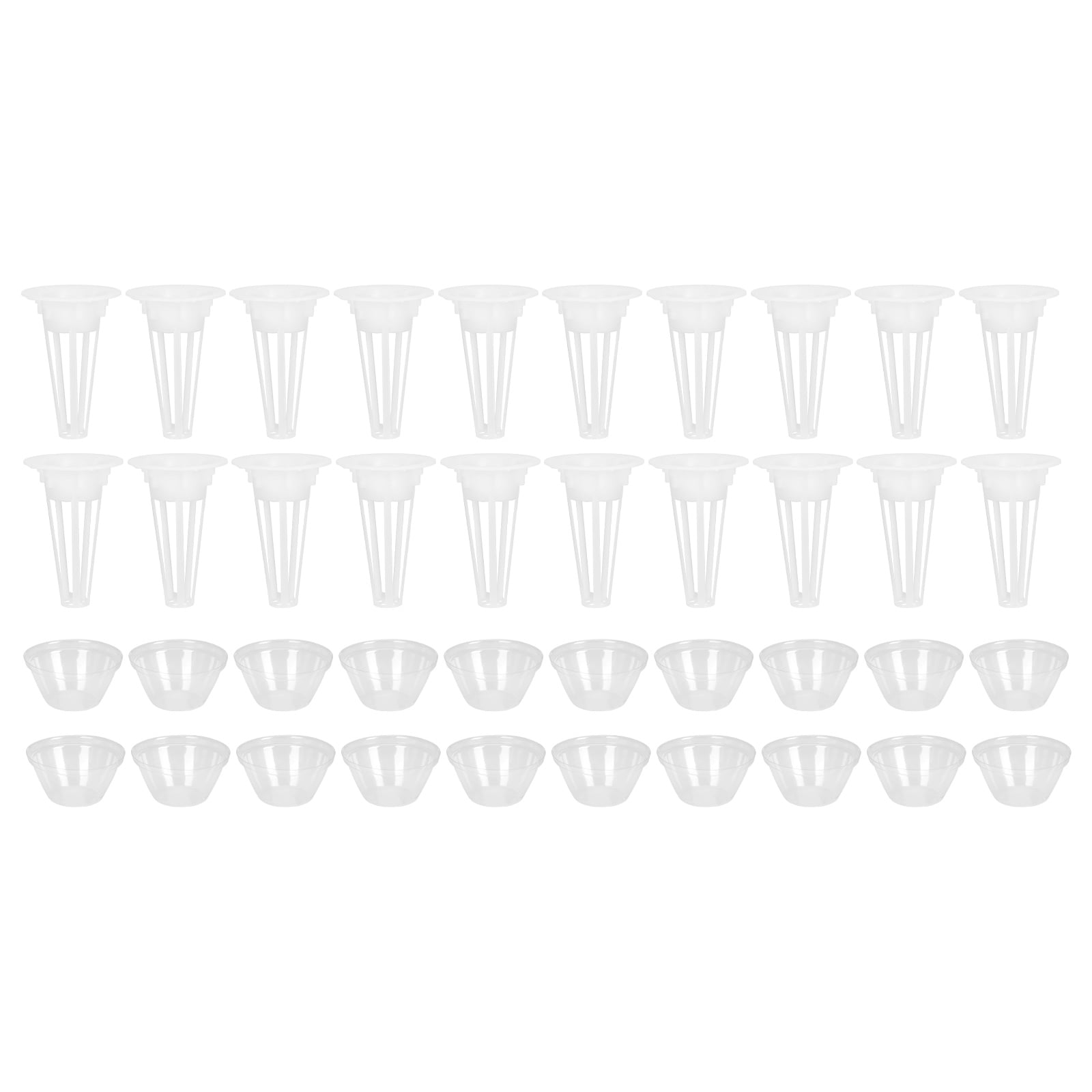 MLINS Garden Germination Cups Plastic Planting Basket Grow Hydroponic ...