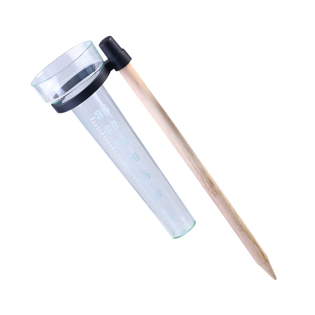 MLINS Garden Outdoor Rainfall Gauge Rain Meter Plastic measuring Cup ...