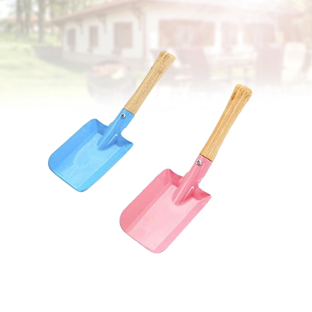 MLINS Garden Shovel with Durable Iron and Wood Design for Transplanting ...