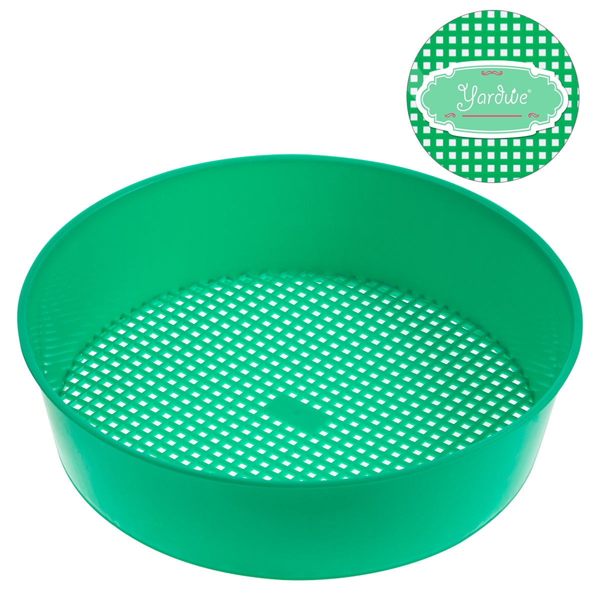 MLINS Garden Sieve Plastic Riddle Portable Sifter for Compost Soil ...
