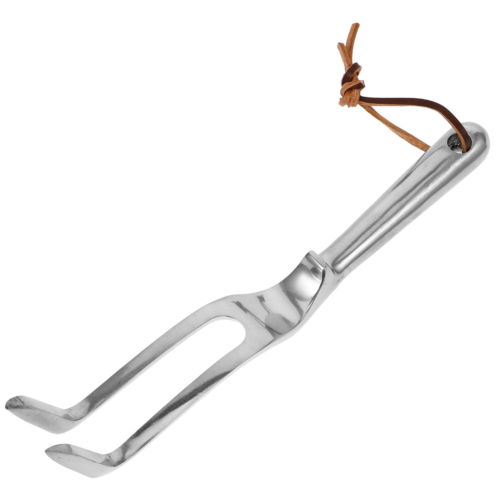 MLINS Gardening Rake Small Hand Rake Metal Garden Rake Handle Leaf Hand ...