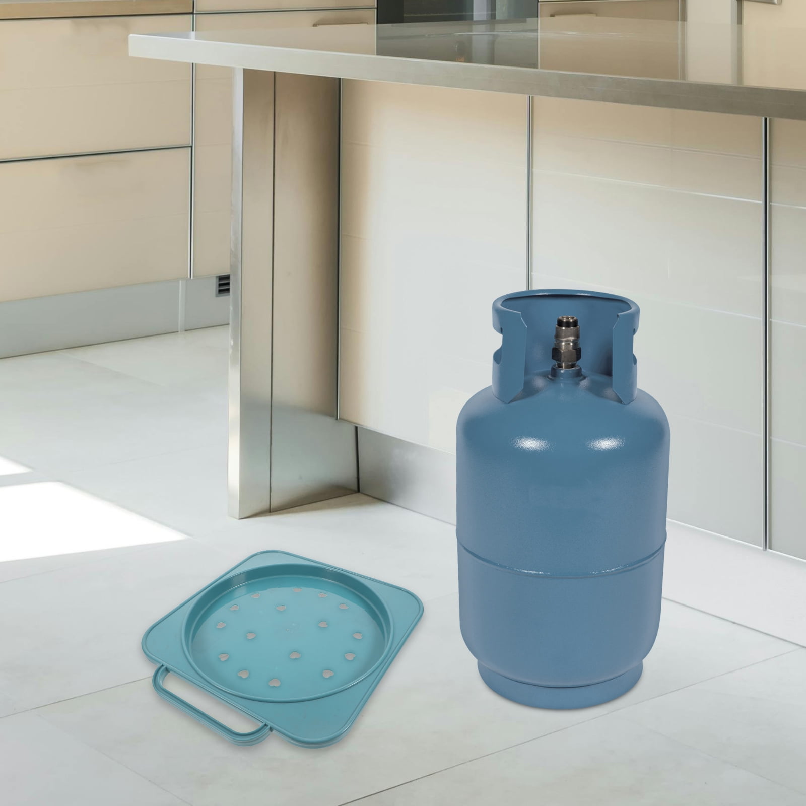 MLINS Gas Cylinder Holder With Wheels And Handle Easy To Move Abs ...