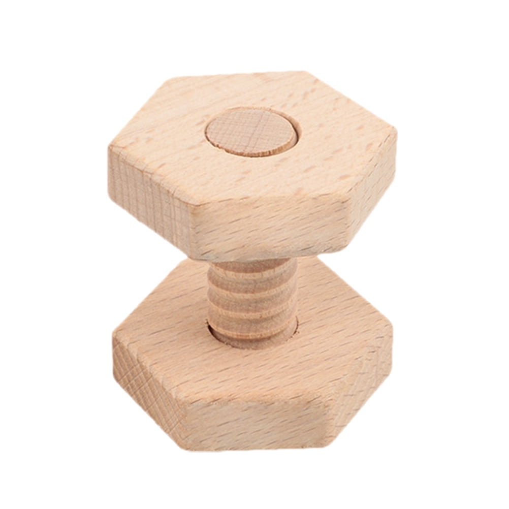 DINHEAROM Screw Installation Toy Wooden for Hand-Eye Coordination ...