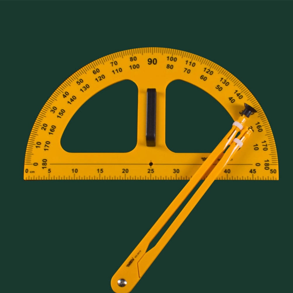 MLINS Geometry School Stationery Triangle Ruler Protractor Set ...