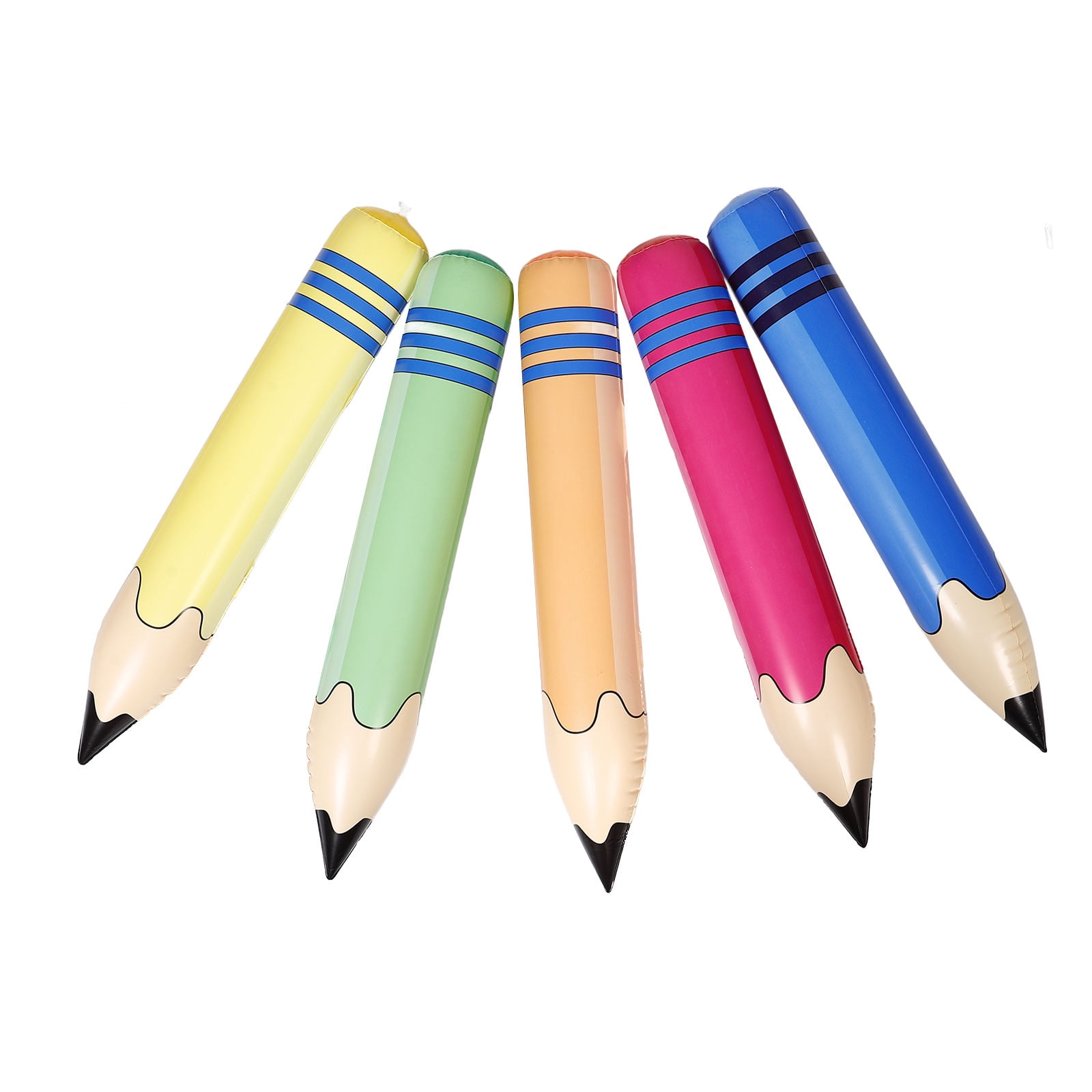 FELTECHELECTR Giant Inflatable Pencil Toys 5pcs Big PVC Crayons for ...