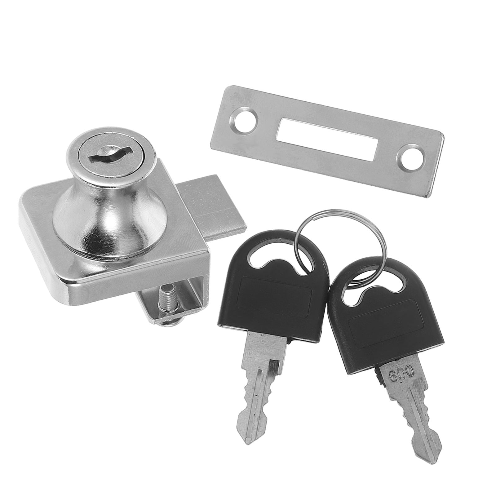 MLINS Glass Cabinet Door Lock Secure Display Case Lock with Key for ...