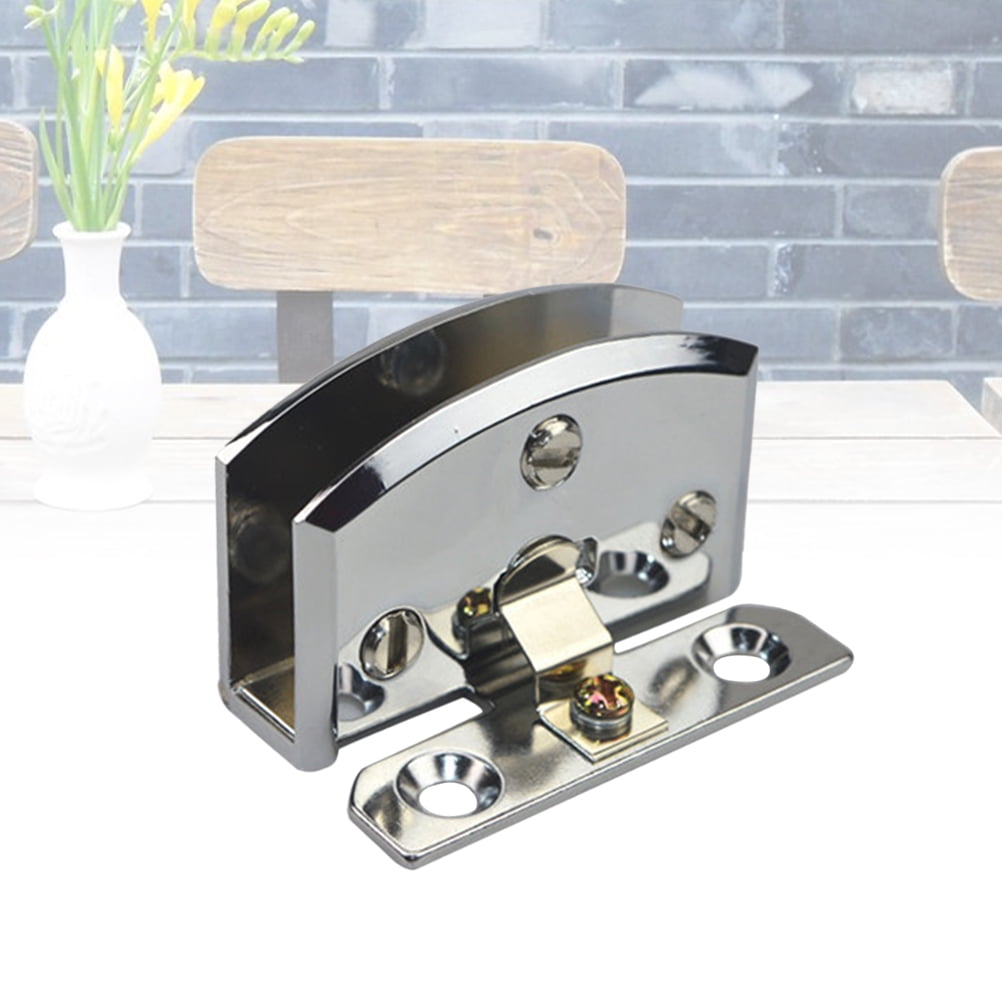 MLINS Glass Fixation Clamp Zinc Alloy Square Glass Clamp for Home Store ...