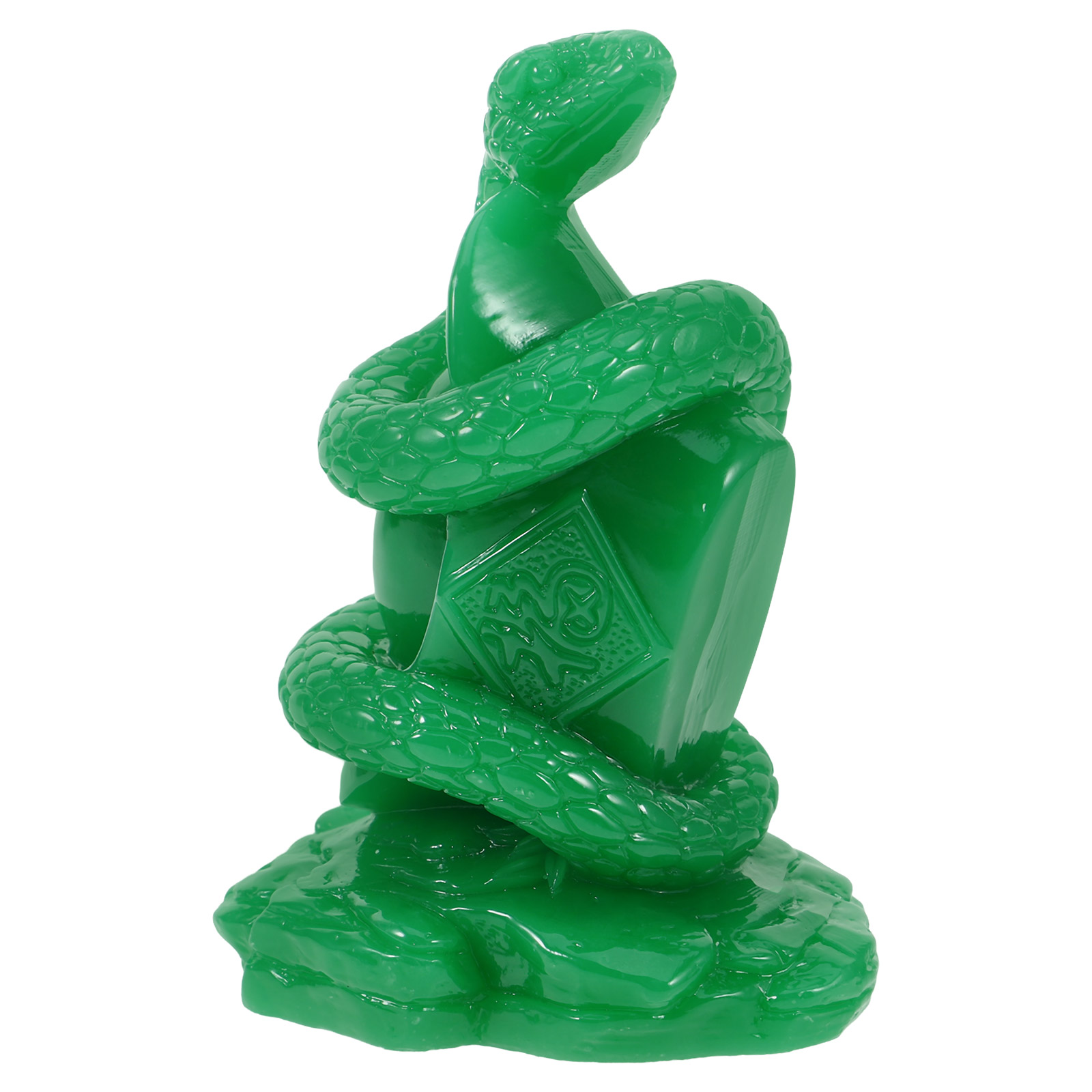 MLINS Glass Snake Modeling Decor Zodiac Snake Model Tabletop Snake ...