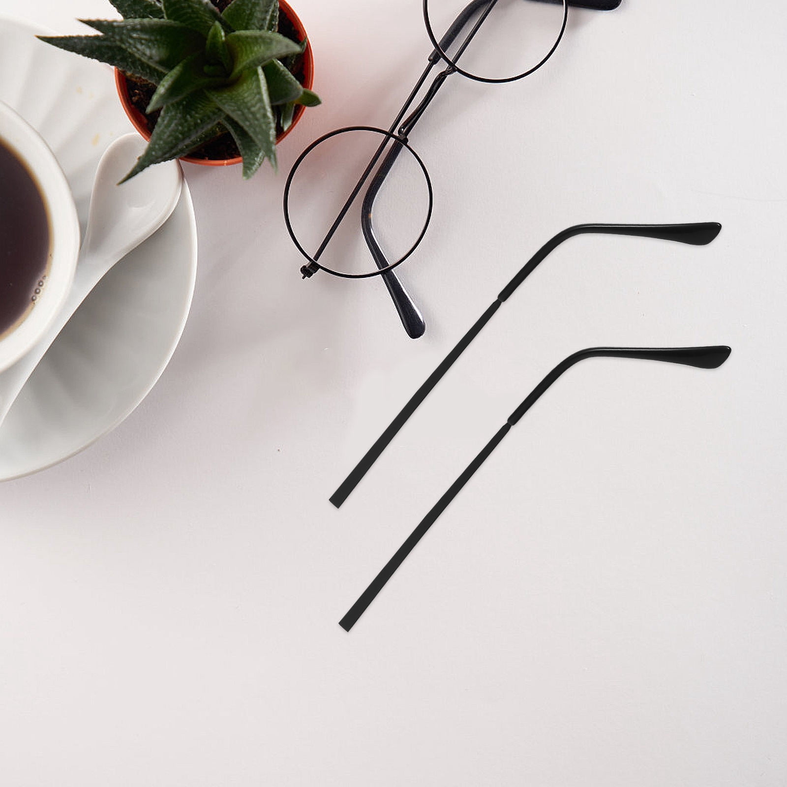 MLINS Universal Metal Glasses Replacement Temple Arms Black ...