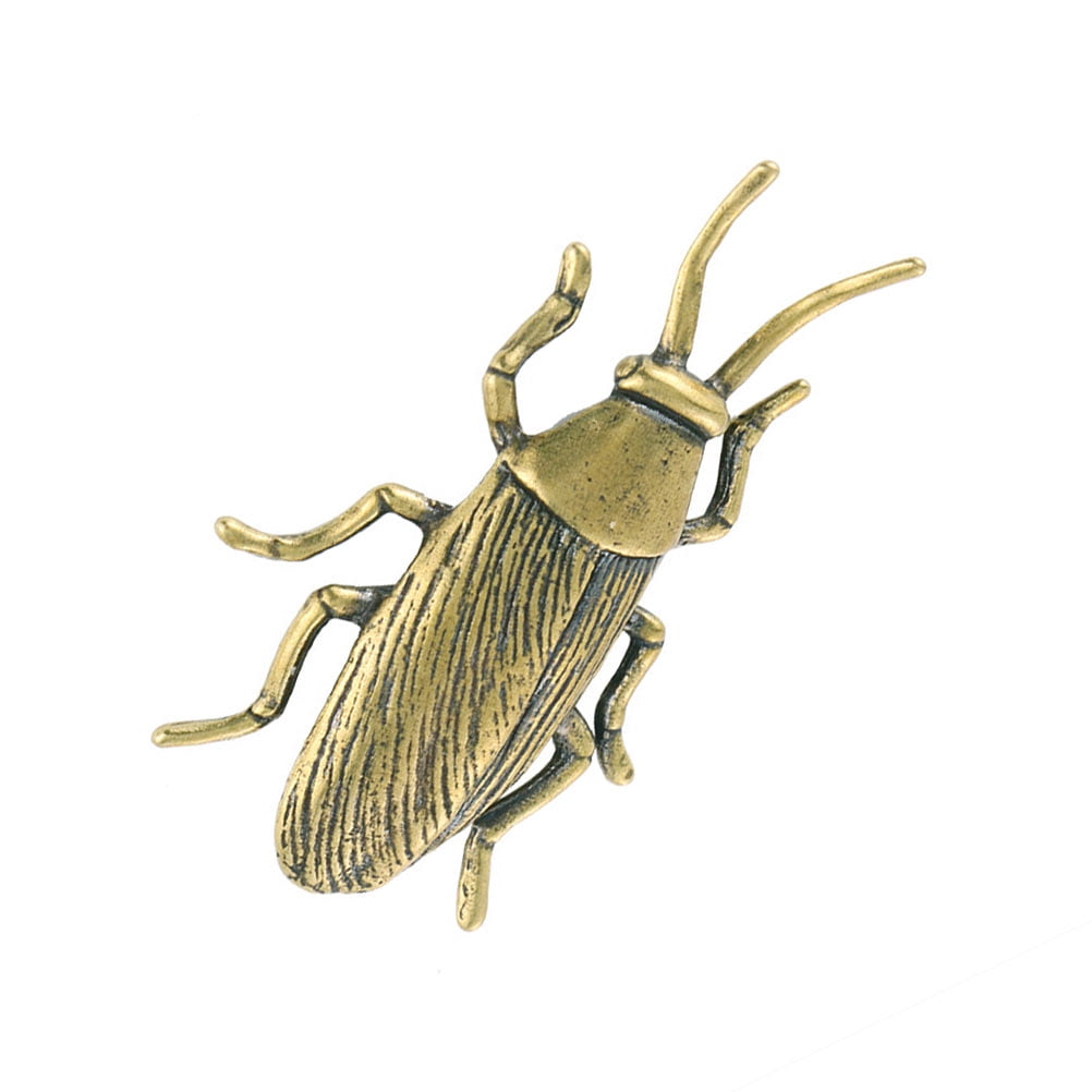 MLINS Golden Brass Adornment with Unique Cockroach Design for Desktop ...