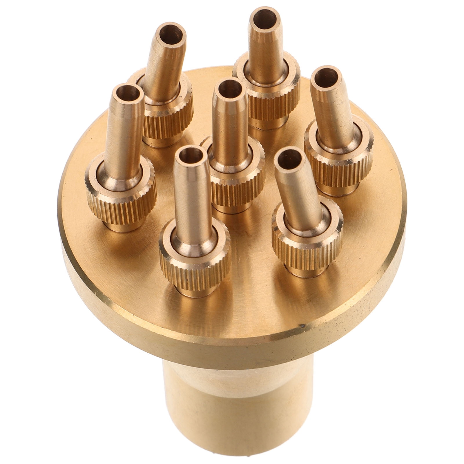 MLINS Golden Brass Fountain Nozzle for Garden with Water Column and ...