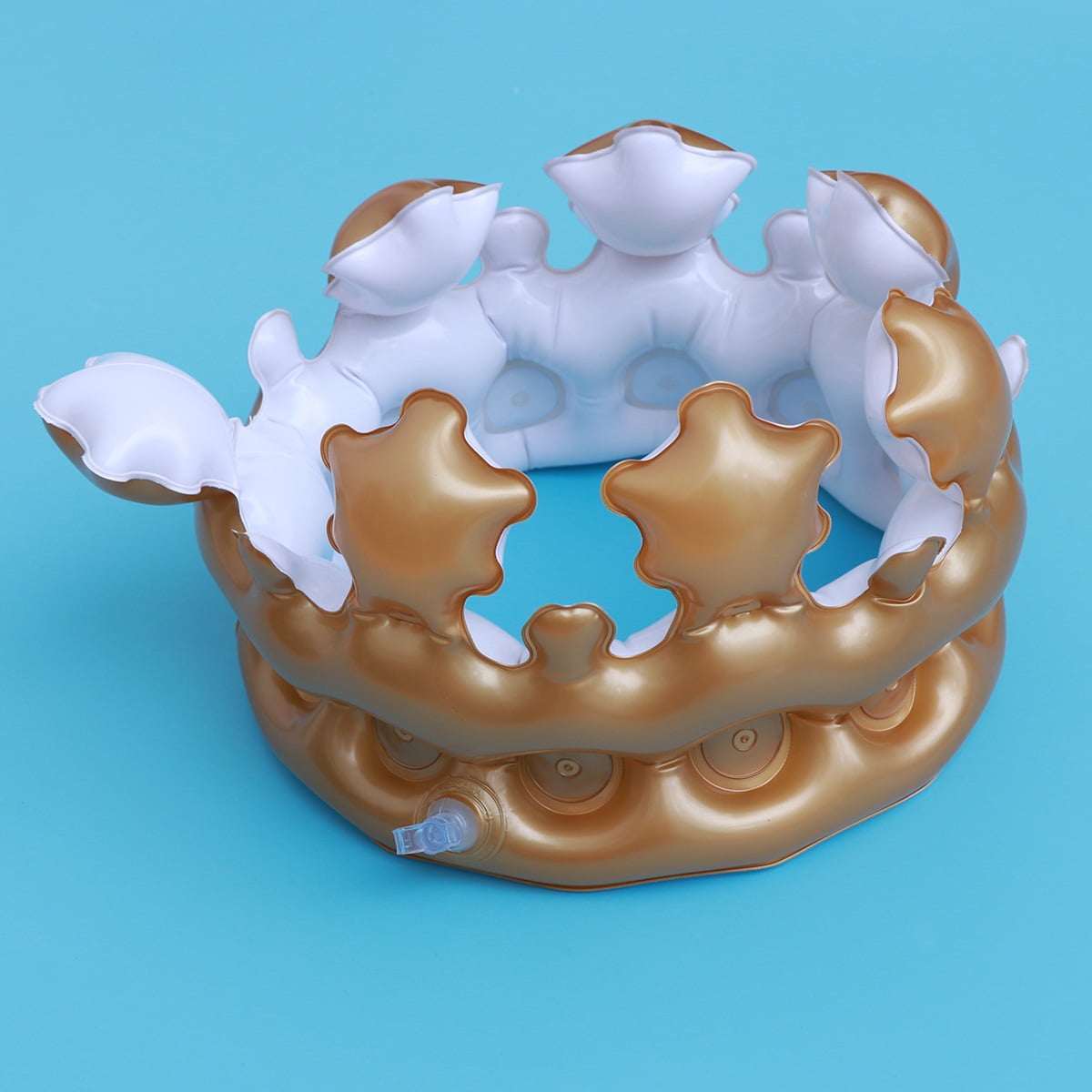 MLINS Golden Inflatable Crown for Kids Birthday Party Hats Made of PVC ...