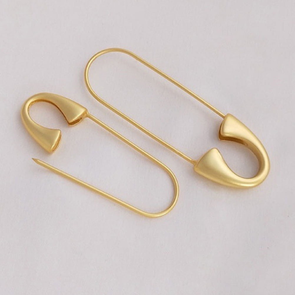 MLINS Golden Metal Decorative Safety Pins for Crafts and DIY Jewelry Making Kit Unique Design ...