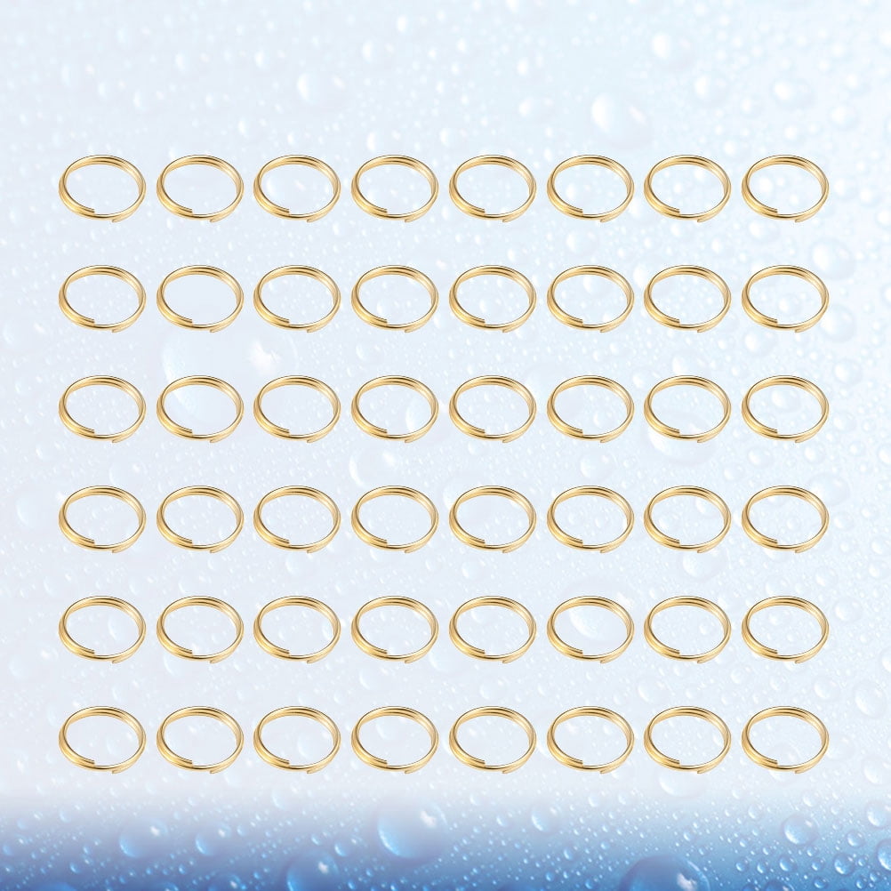 MLINS Golden Opening Rings for DIY Jewelry Making Accessories Round ...
