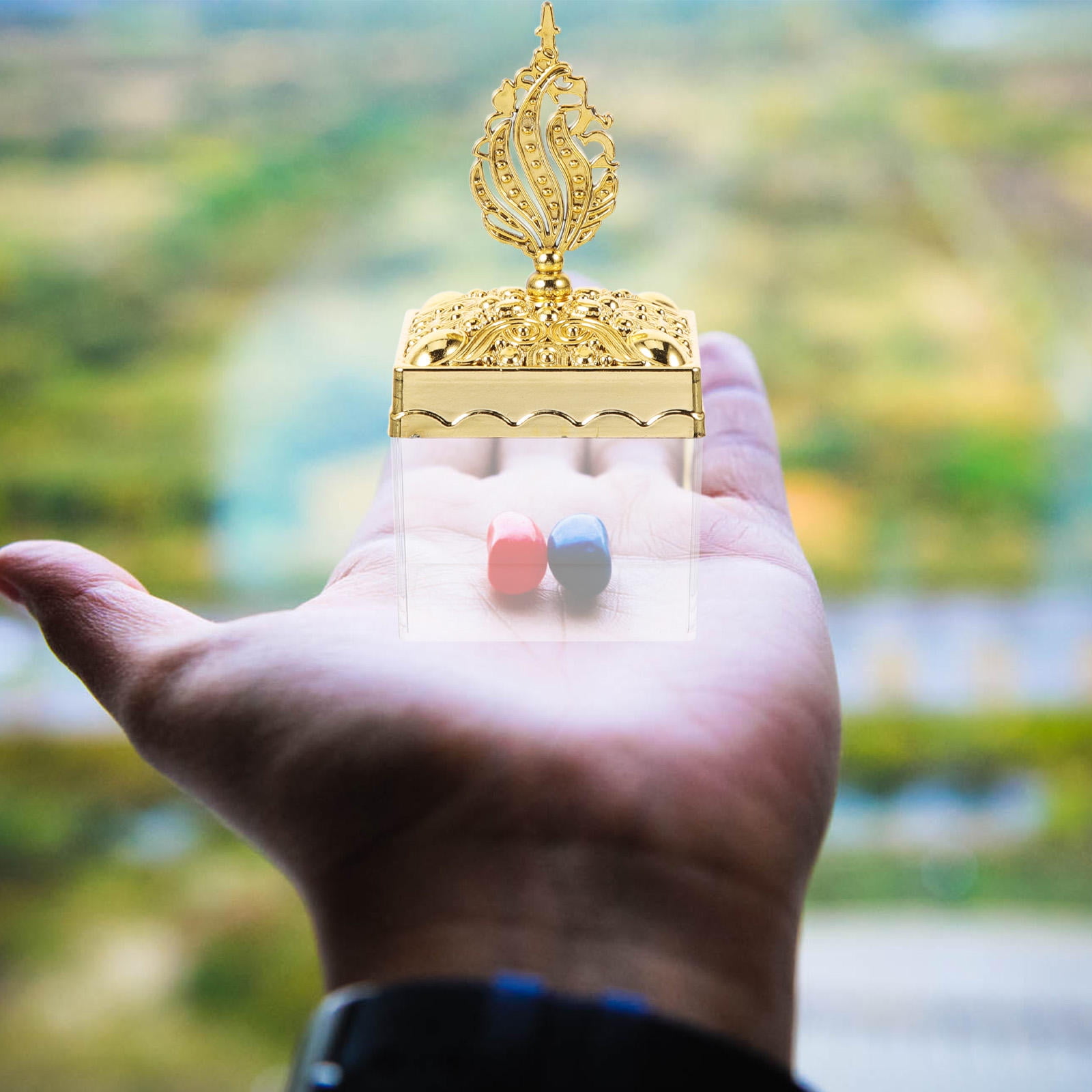 OHOIOLLA 12Pcs Golden Square Candy Boxes for Wedding Favor Bulk 4x2x2in ...