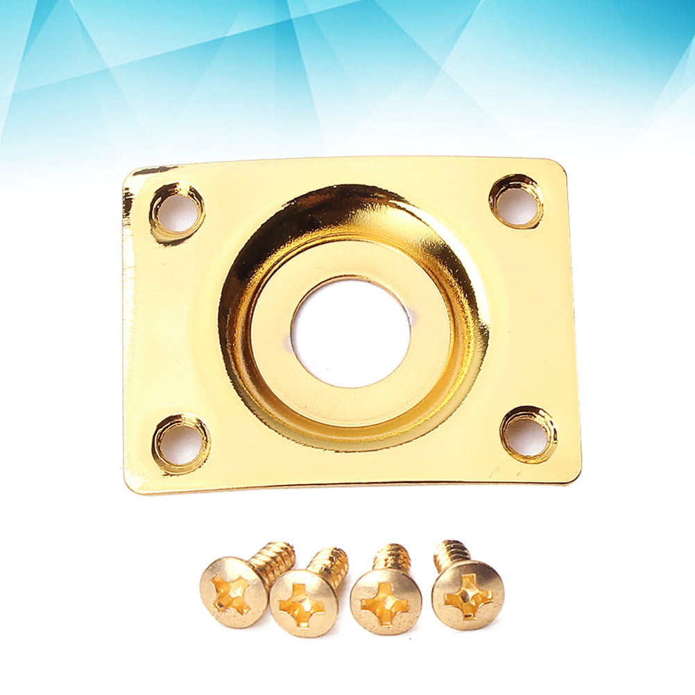 MLINS Golden Socket Sheet Bass Pickup Guitar Replacement Jack Plate ...